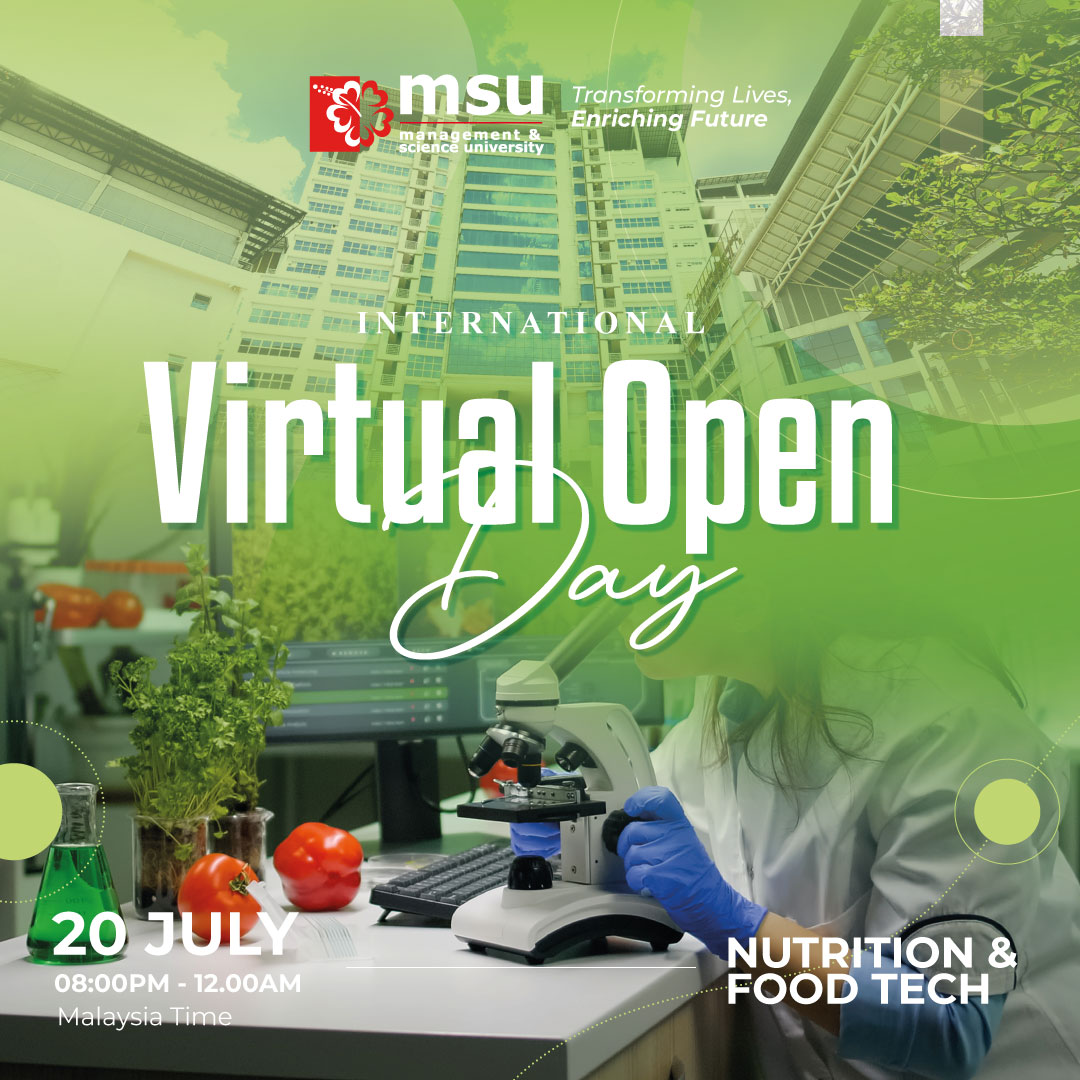 INTERNATIONAL VIRTUAL OPEN DAY - NUTRITION & FOOD TECH | MSU ...