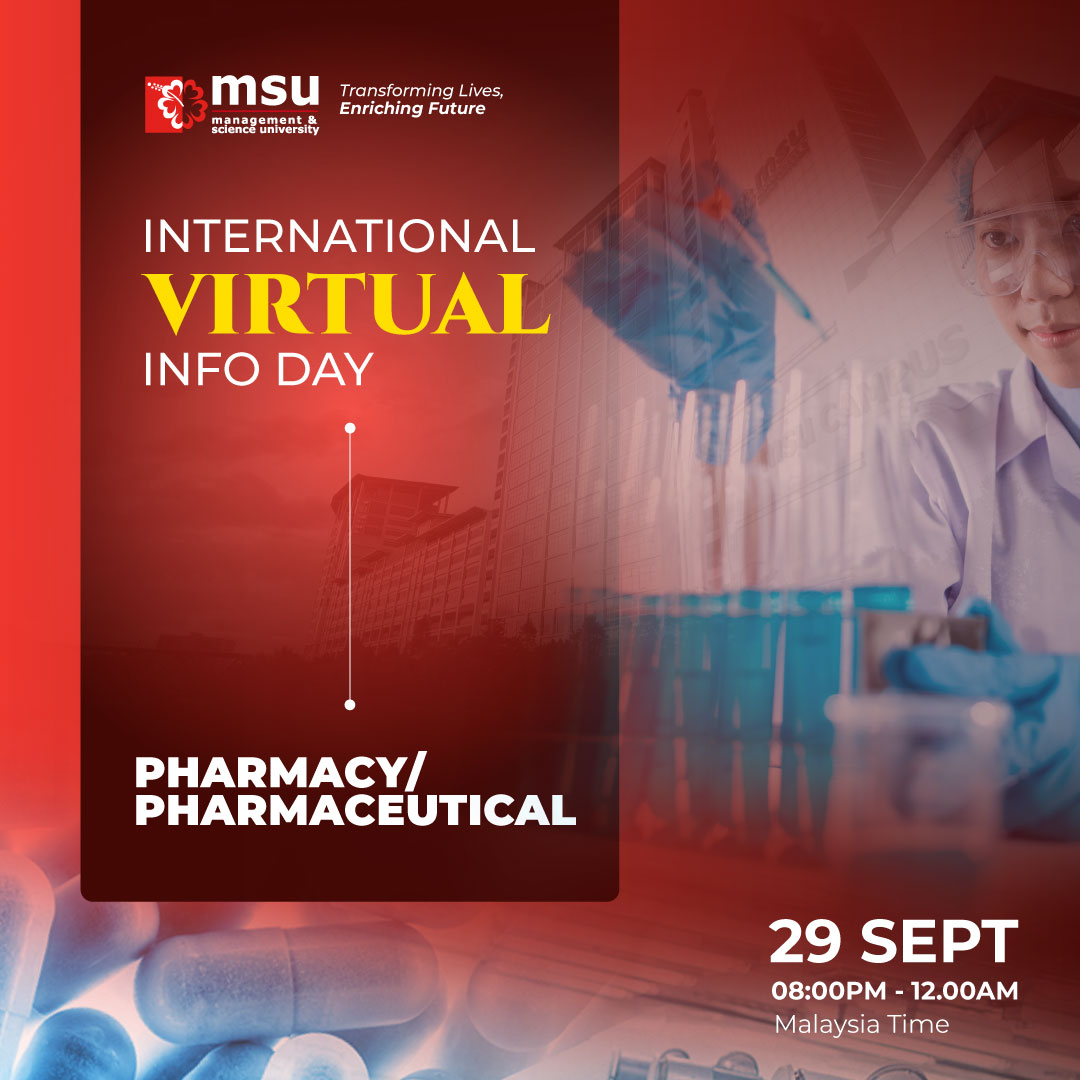 INTERNATIONAL VIRTUAL INFO DAY - PHARMACY / PHARMACEUTICAL | MSU ...